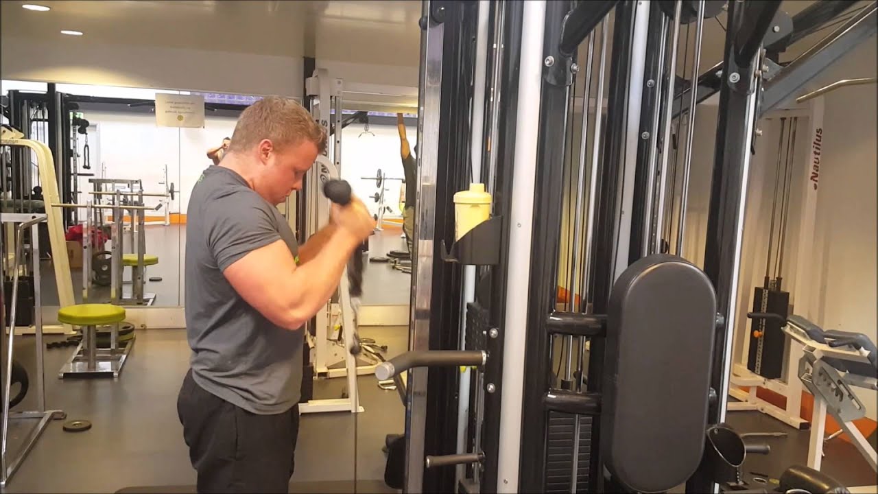 Cable Rope Hammer Curls - YouTube
