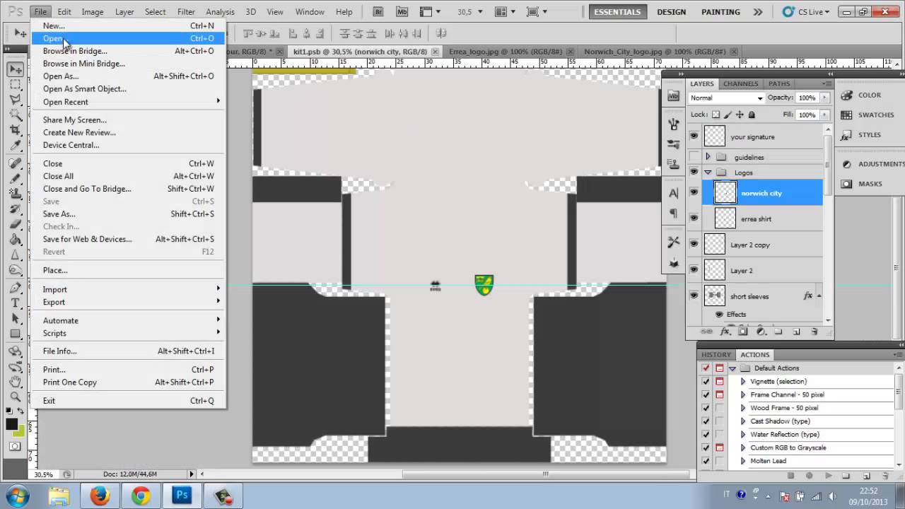 How to make a kit for Pes 2014 - Part 2 - YouTube