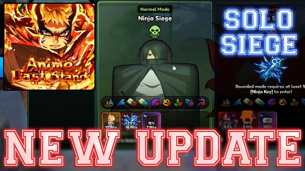 How to Solo Win NEW Siege Mode in New Update in BEST Game Anime Last ...