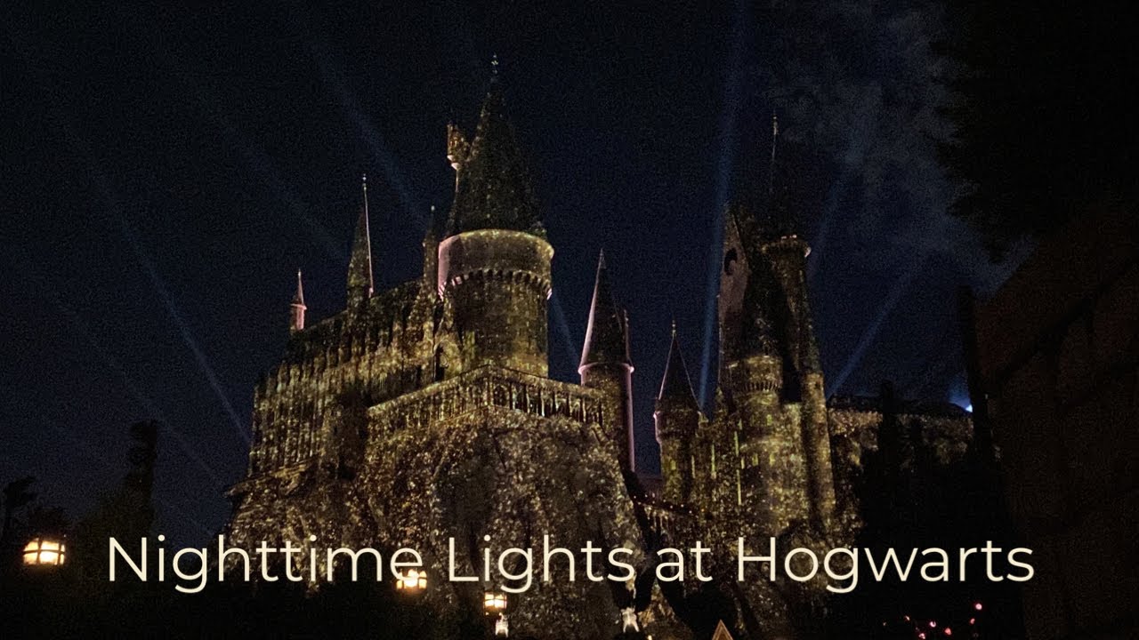 The Nighttime Lights at Hogwarts Castle || FULL SHOW - YouTube