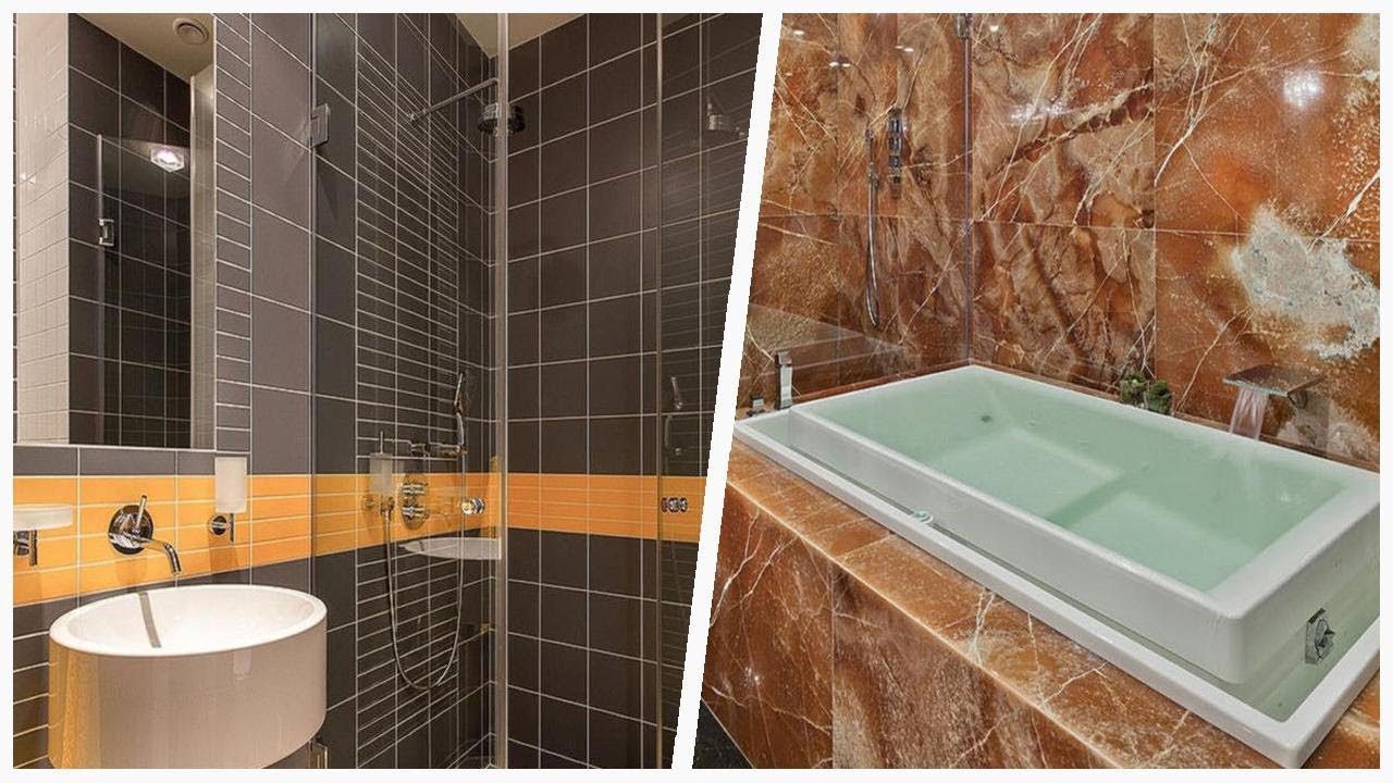 75 Brown Orange Tile Bathroom Design Ideas You'll Love ♡ - YouTube