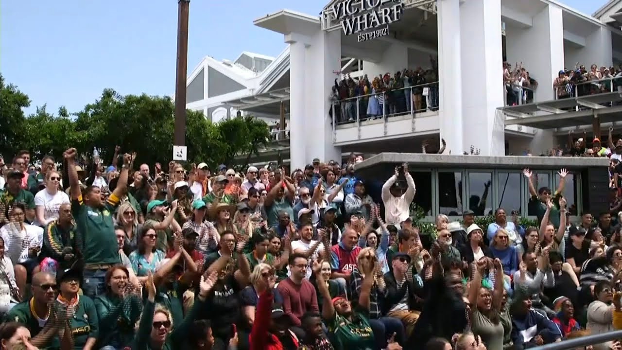 Springbok fans cheer on South Africa in Rugby World Cup final | AFP ...