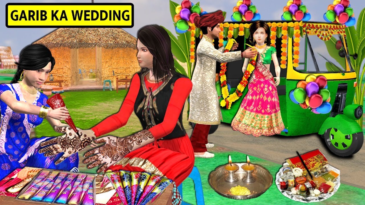 Poor Family Wedding Garib Ka Shaadi Haath Mei Mehendi Hindi Kahani ...
