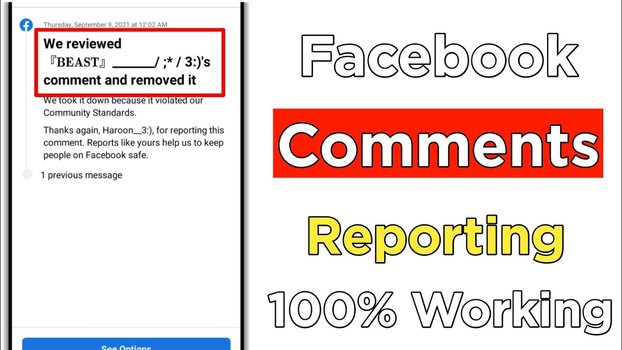 How To Report Facebook Comments || Facebook Comment Reporting || New ...