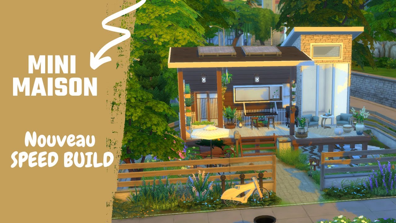 SIMS 4 - Mini Maison - SPEED BUILD - YouTube