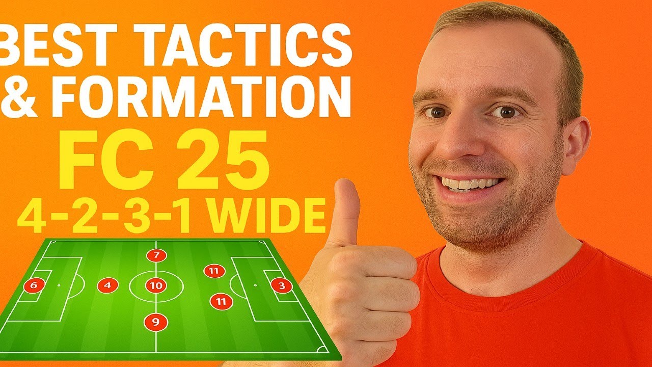 BEST META TACTICS 4231 WIDE FORMATION - FC 25 - YouTube