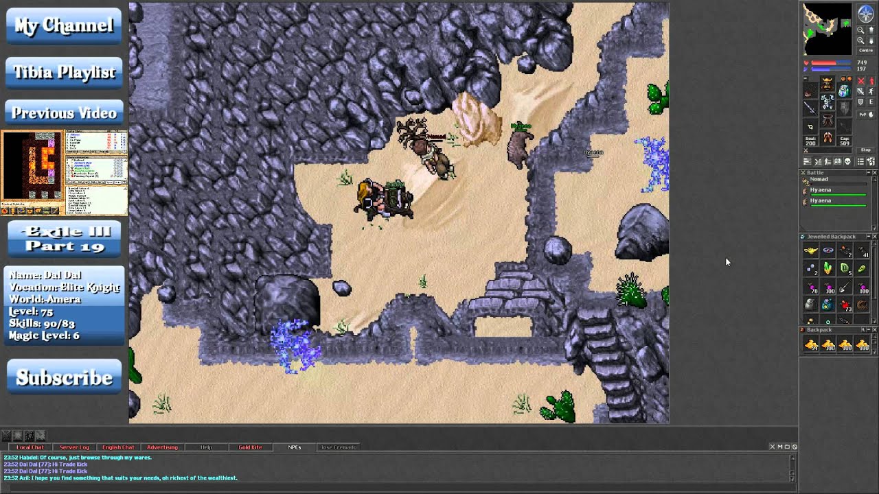 Let's Play Tibia: The Djinn War - Efreet Faction Mission 3.5, Attack on ...