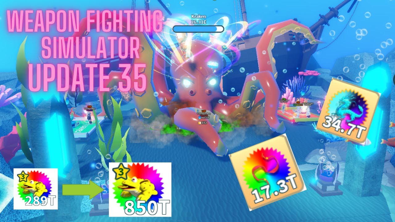 ROBLOX WEAPON FIGHTING SIMULATOR UPDATE 35 MÁP MỚI VŨ KHÍ MỚI CÙNG ...