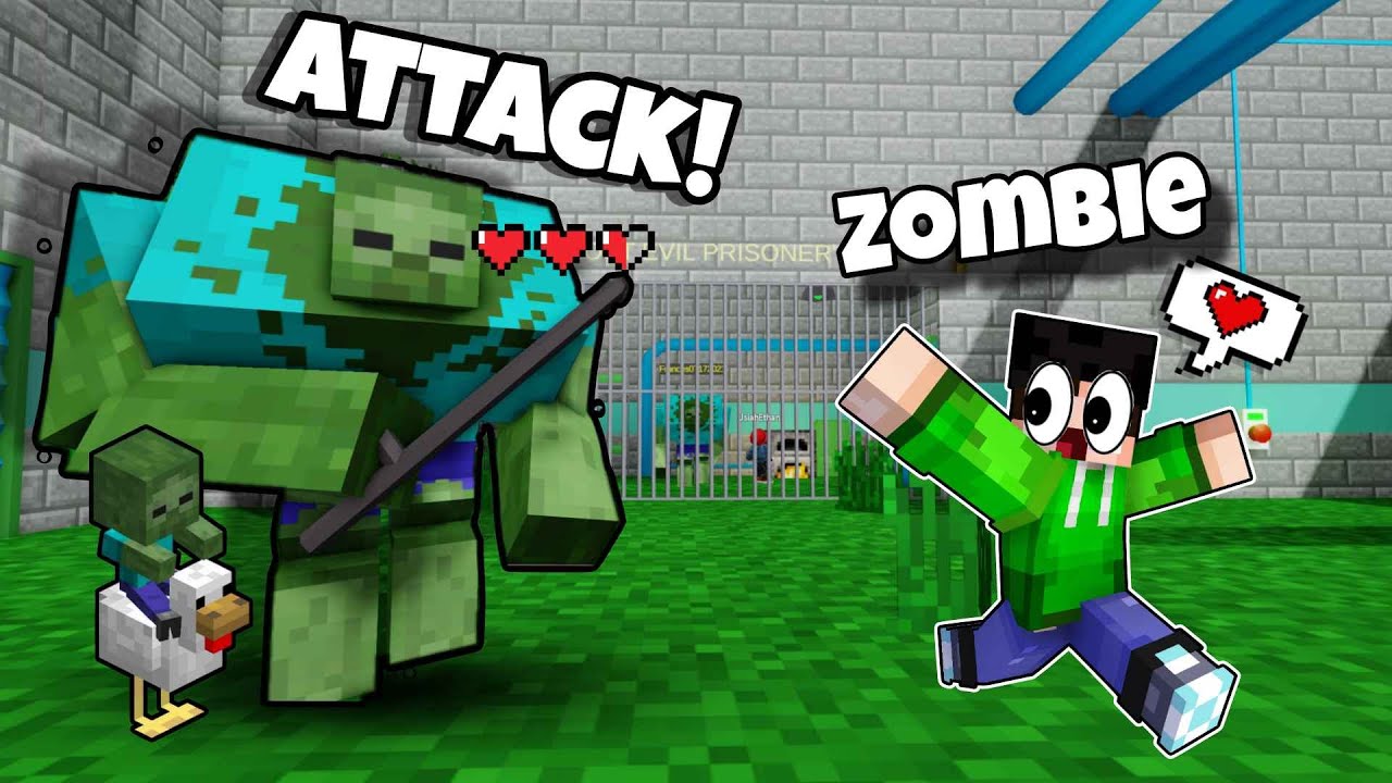 TINAKASAN ko ang MUTANT ZOMBIE sa ROBLOX - YouTube