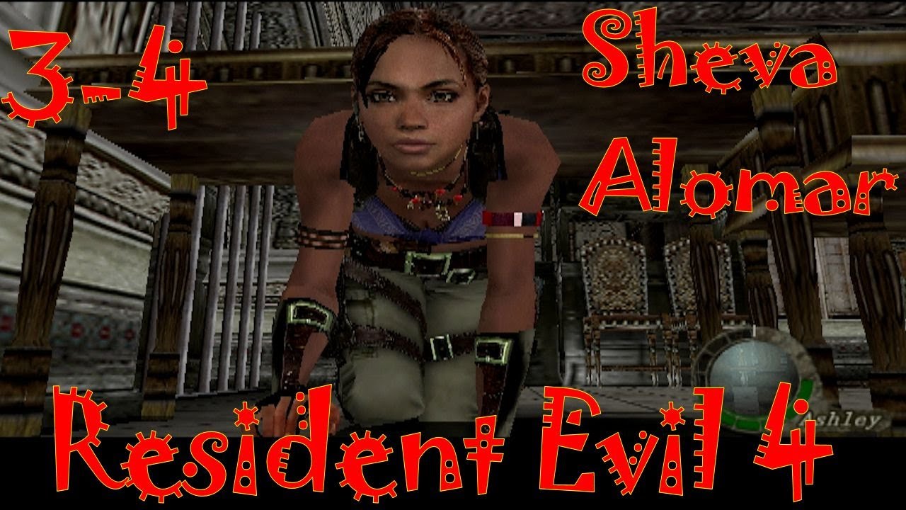Biohazard 4 (Resident Evil 4) Sheva Alomar In Chapter 3-4 - YouTube