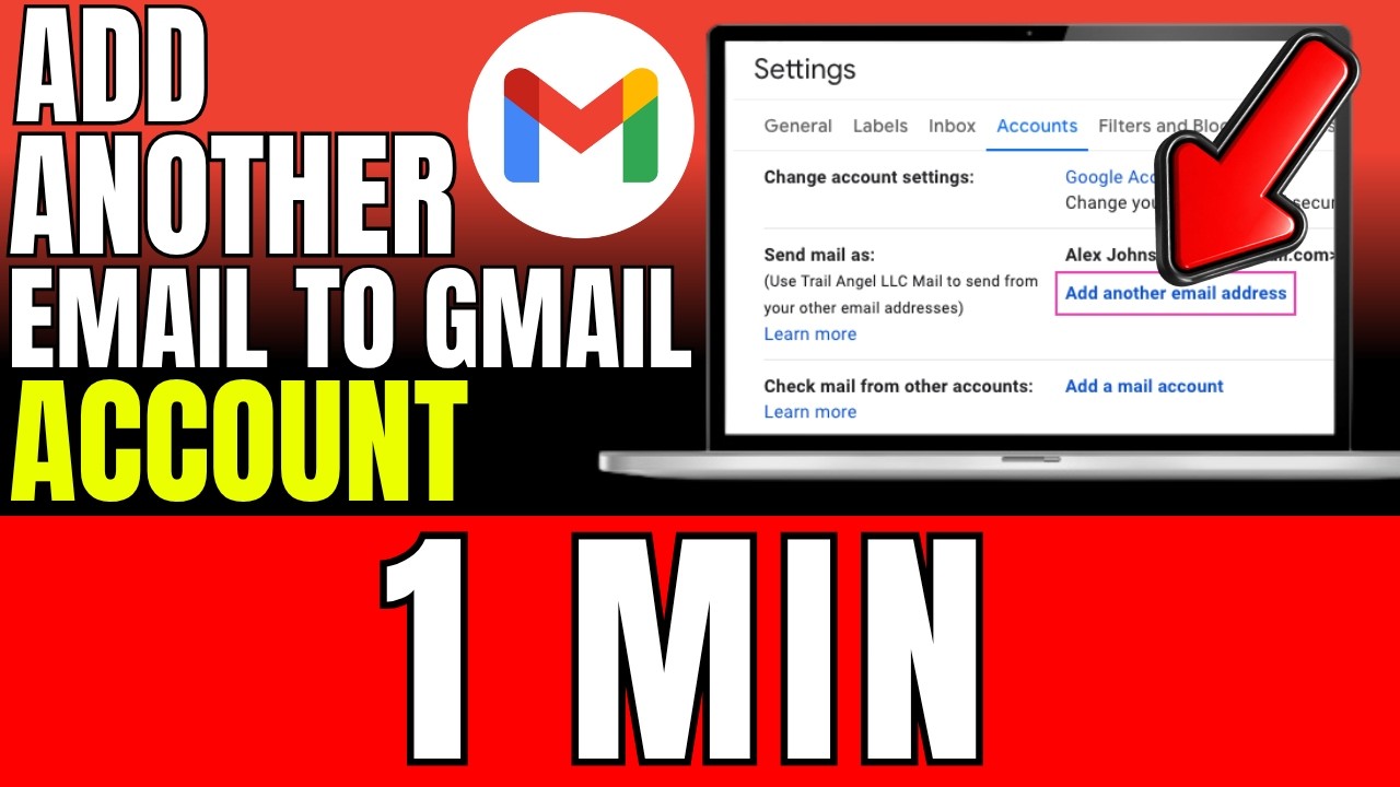 How To Add Another Email To Gmail Account (2026) - YouTube