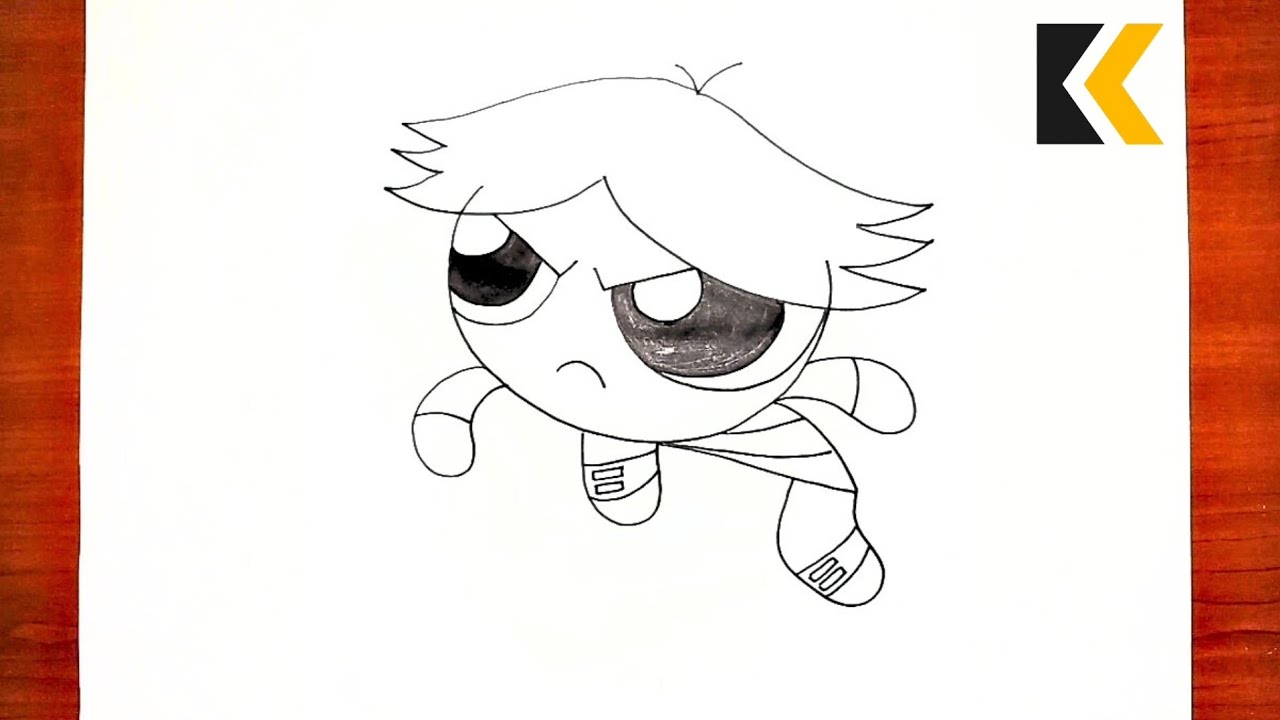 How To Draw Boomer | Power Puff Girls Characters Step by Step - YouTube
