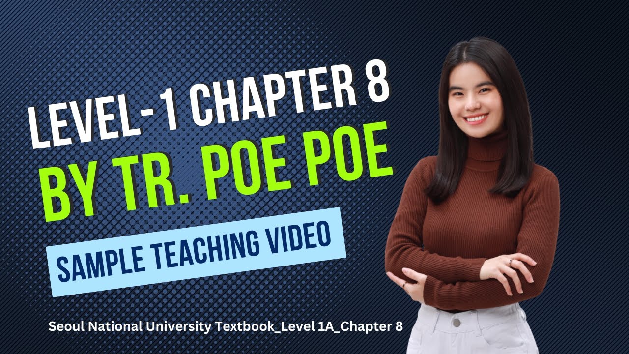 Sample Video_Level 1 Class by Tr Poe Poe - YouTube