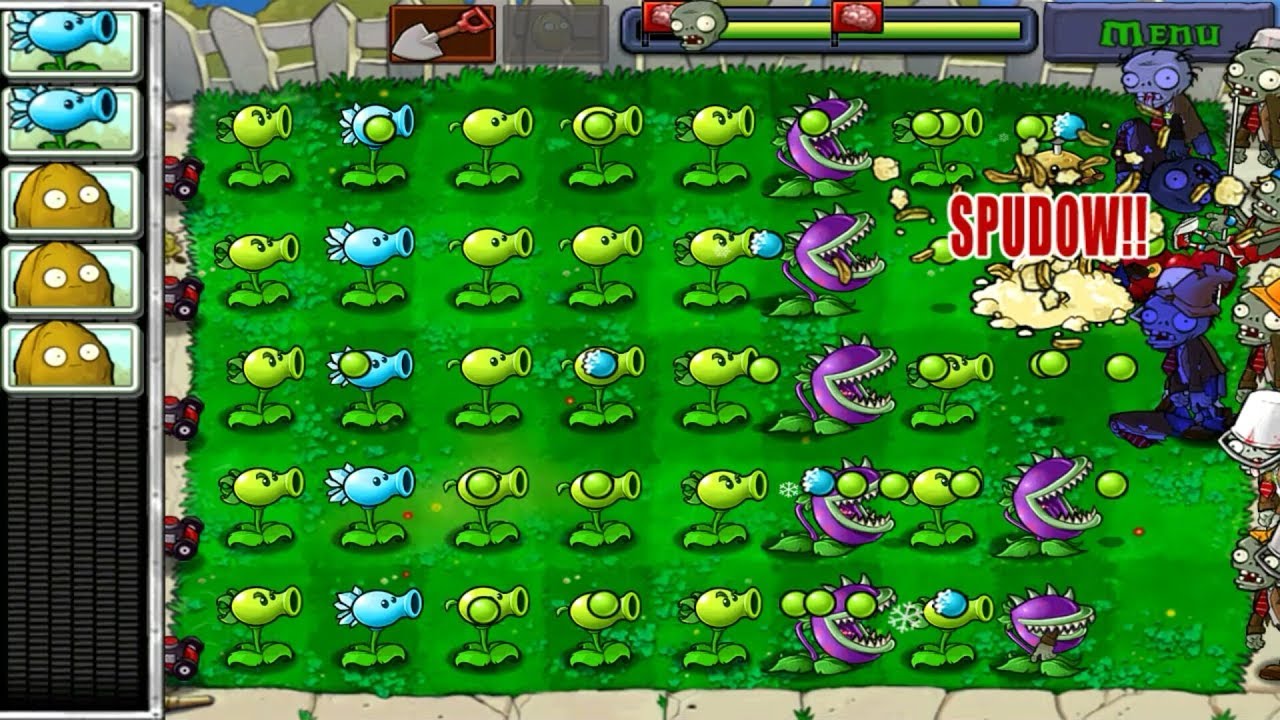 Plants vs. Zombies level 1-10 || gameplay walkthrough - YouTube