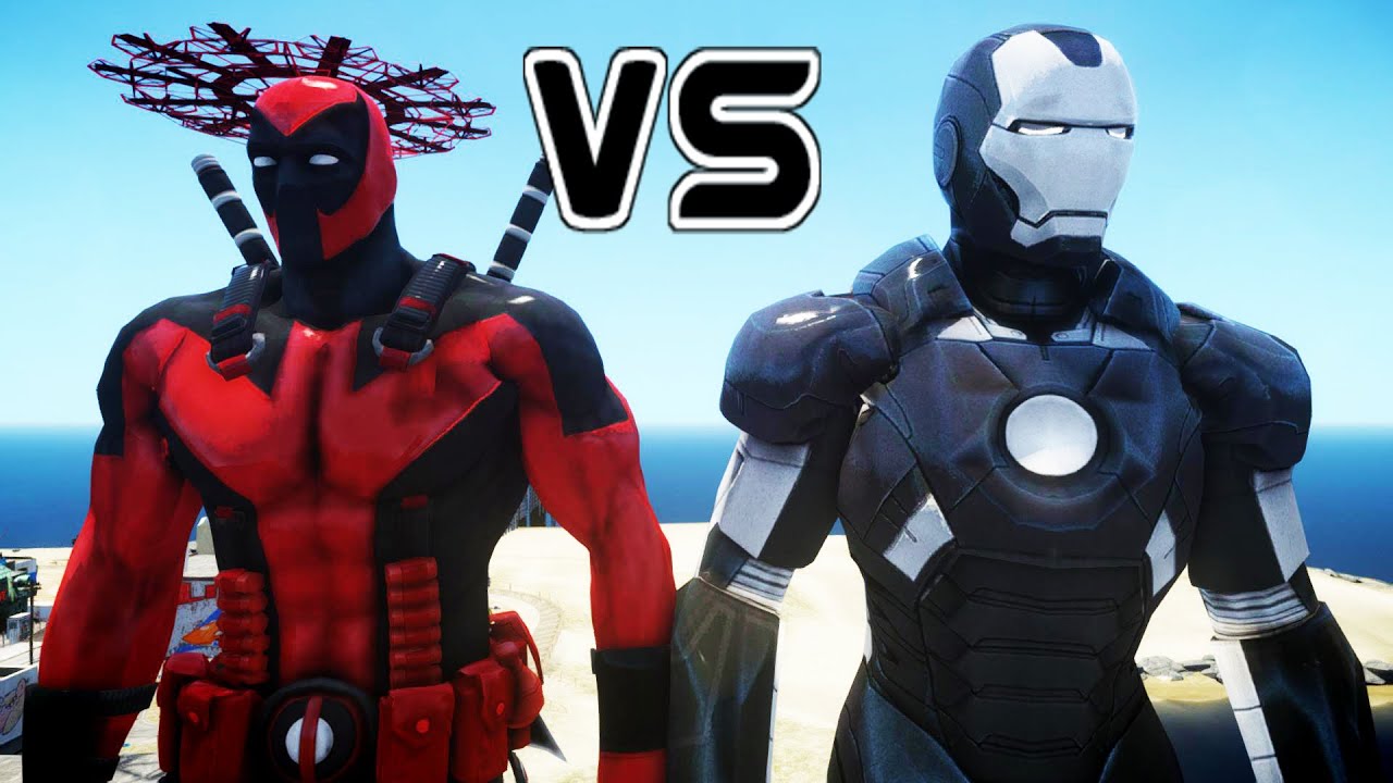 DEADPOOL VS IRON MAN (MARK XII) - EPIC BATTLE - YouTube