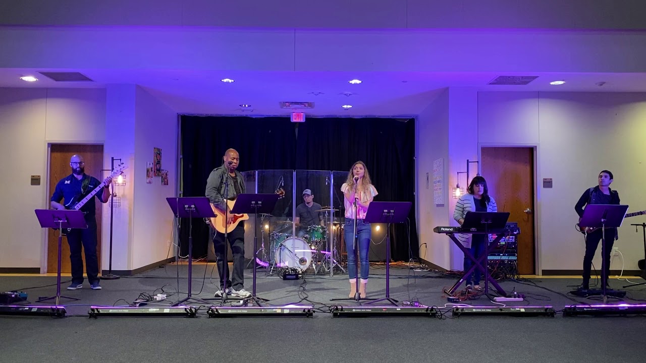 5 Satellite Service Worship band - In Christ Alone - YouTube