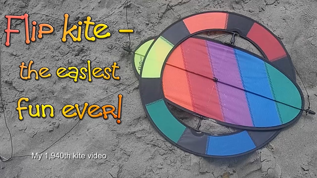 Flip kite - the easiest fun ever! - YouTube