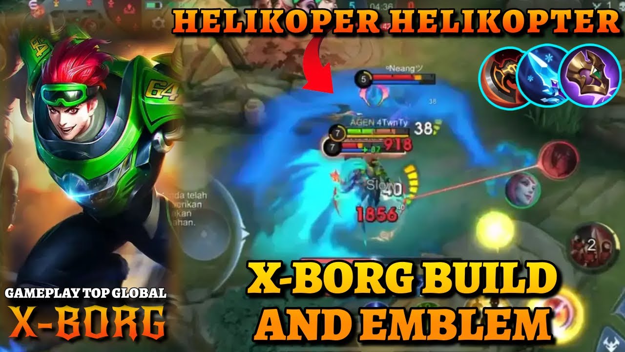 X-Borg Build And Emblem Gameplay X-Borg Top Global Tutor X-Borg Terbaru ...