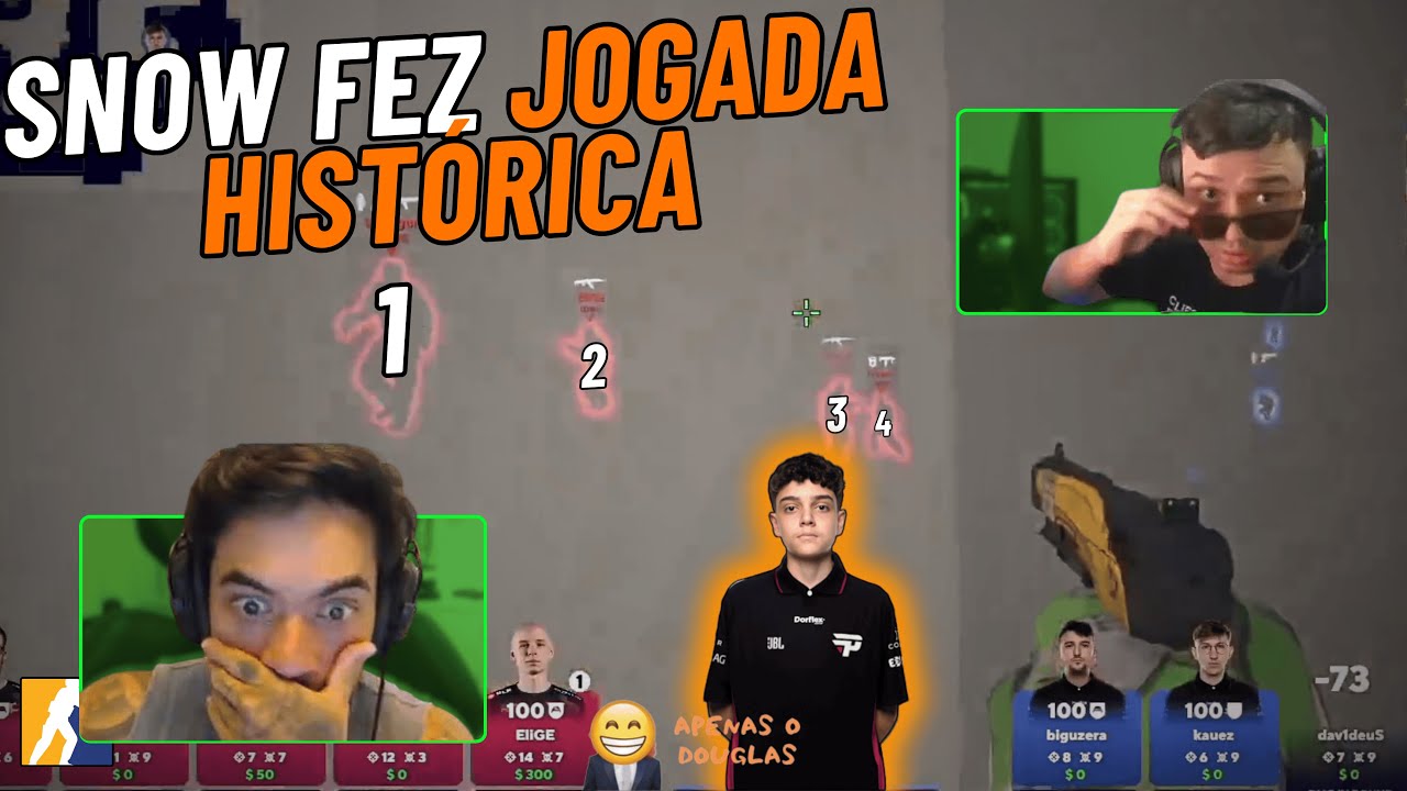 SNOW FEZ JOGADA HISTÓRICA E SALVOU A PAIN - HIGHLIGHTS CS2 - YouTube