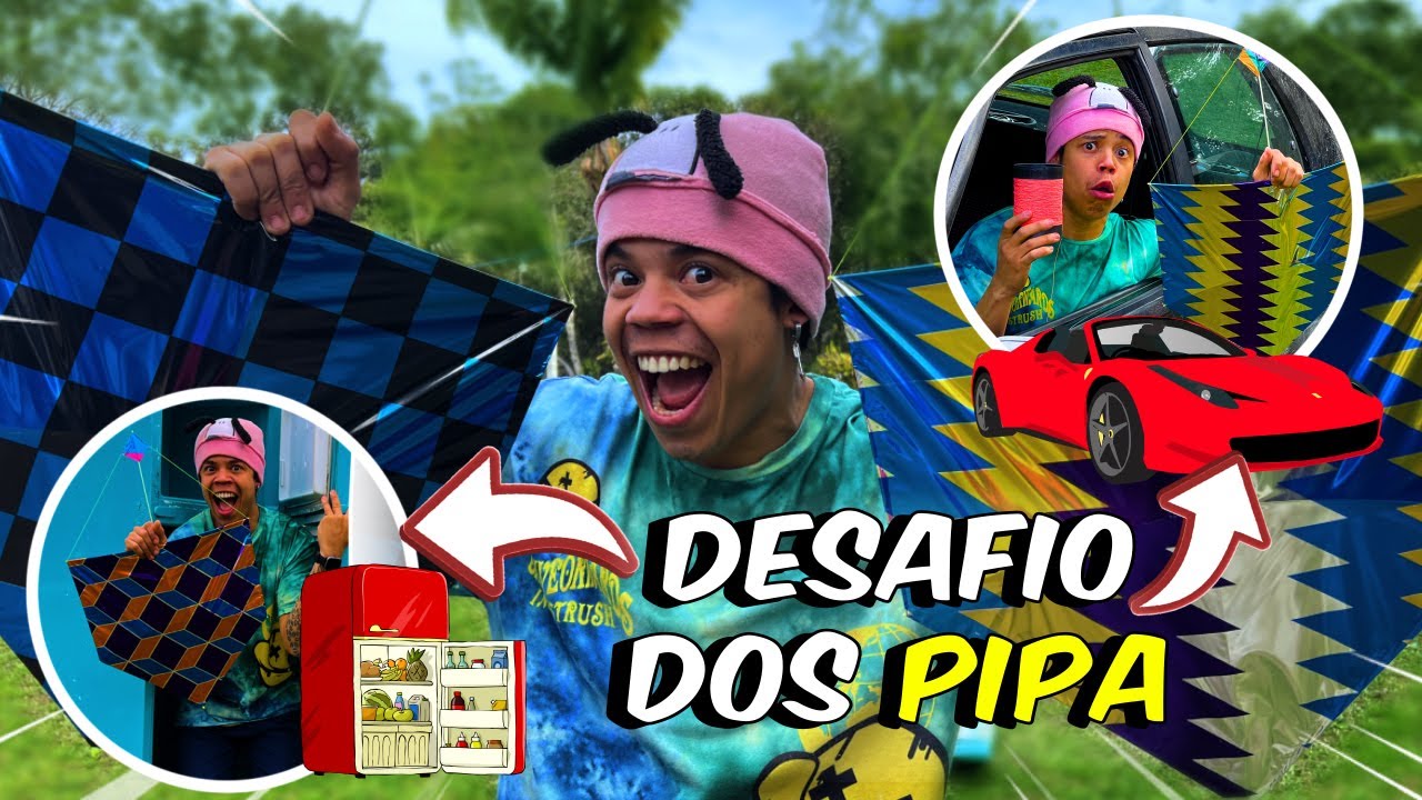 DESAFIO DOS PIPAS *deu tudo errado 😭😭 - PARTE 1 - RUAN MANIA #pipa # ...