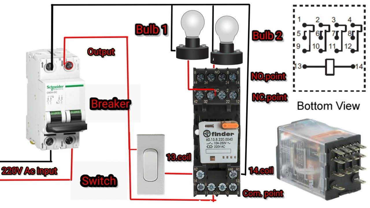 14 pin relay connection |14 pin relay wiring diagram ||@b.z ...