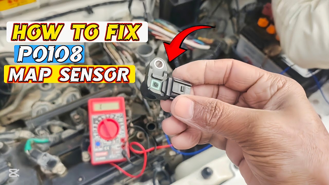 2022 Suzuki Alto Map Sensor P0107 and P0108 | How To Test and Replace ...