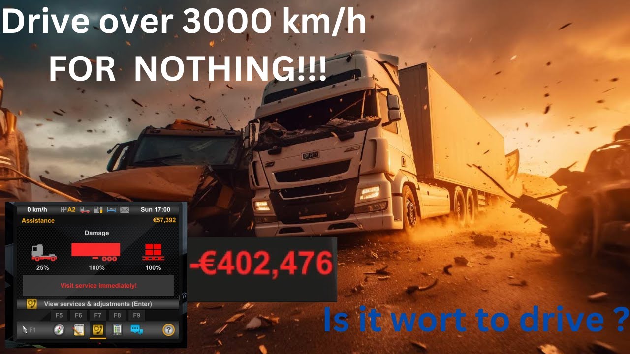 100% Trailer DAMAGE! Euro truck simulator 2-Does it make sense to drive ...