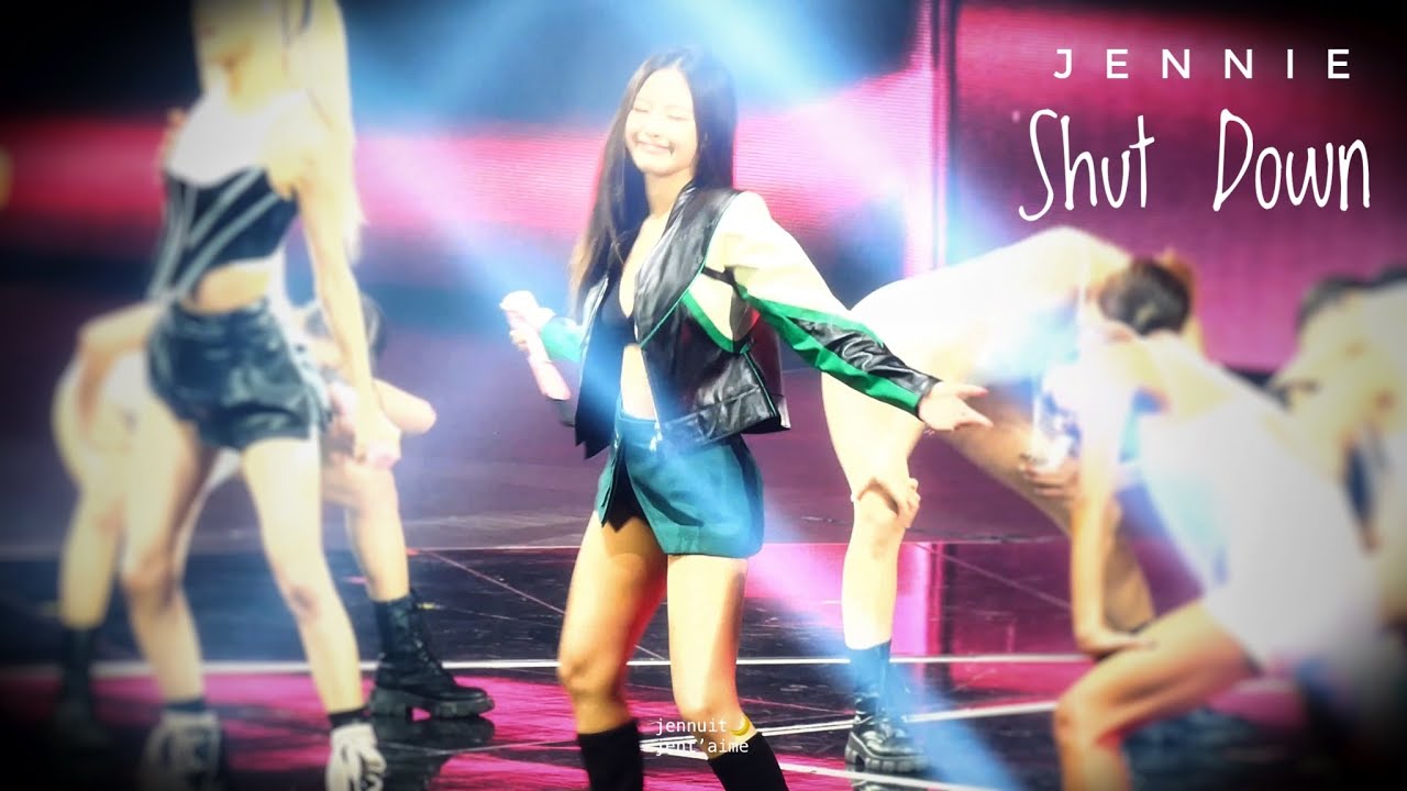 221208 BLACKPINK JENNIE FANCAM - 'SHUT DOWN' 블랙핑크 콘서트 제니 직캠 @COLOGNE ...