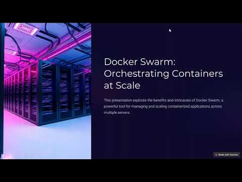 AWS Devops | Docker Swarm | How to Setup and Running services by using ...