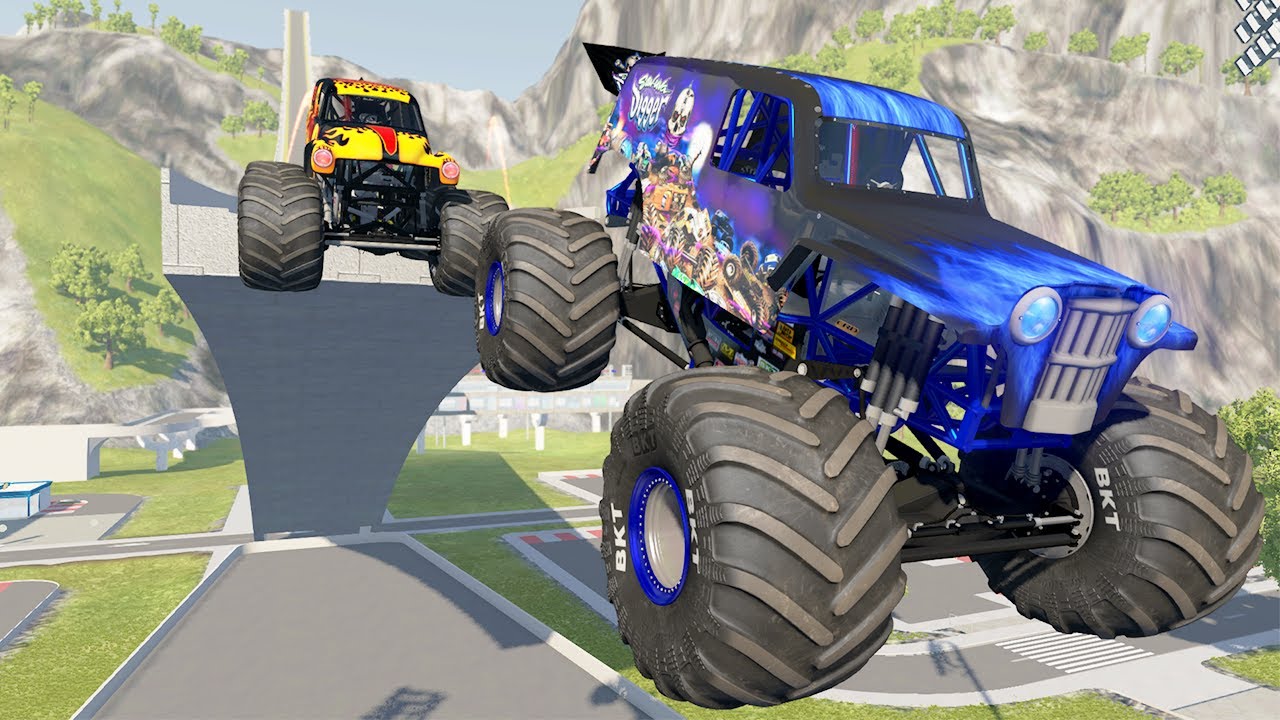 Epic High Speed Jumps #24 - BeamNG Drive | Griff's Garage - YouTube