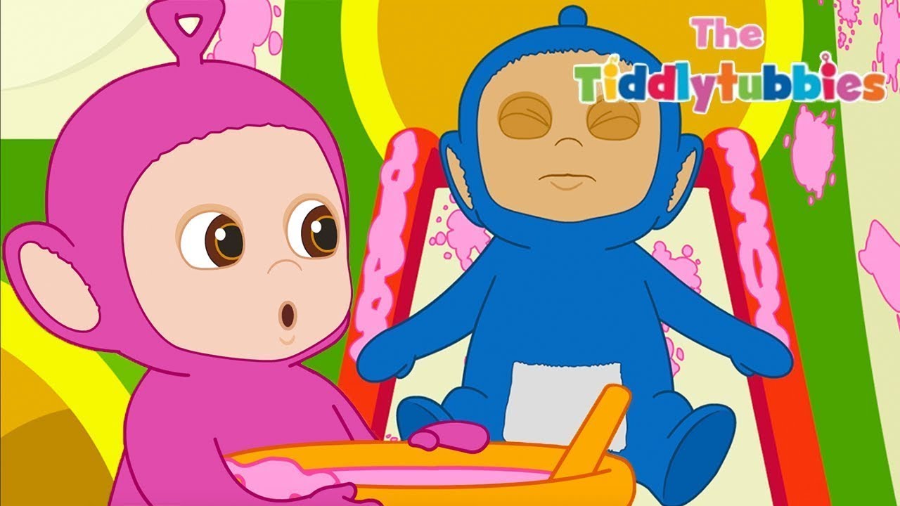 Tiddlytubbies 2D Series! ★ Episode 4: Sticky Tubby Custard ...