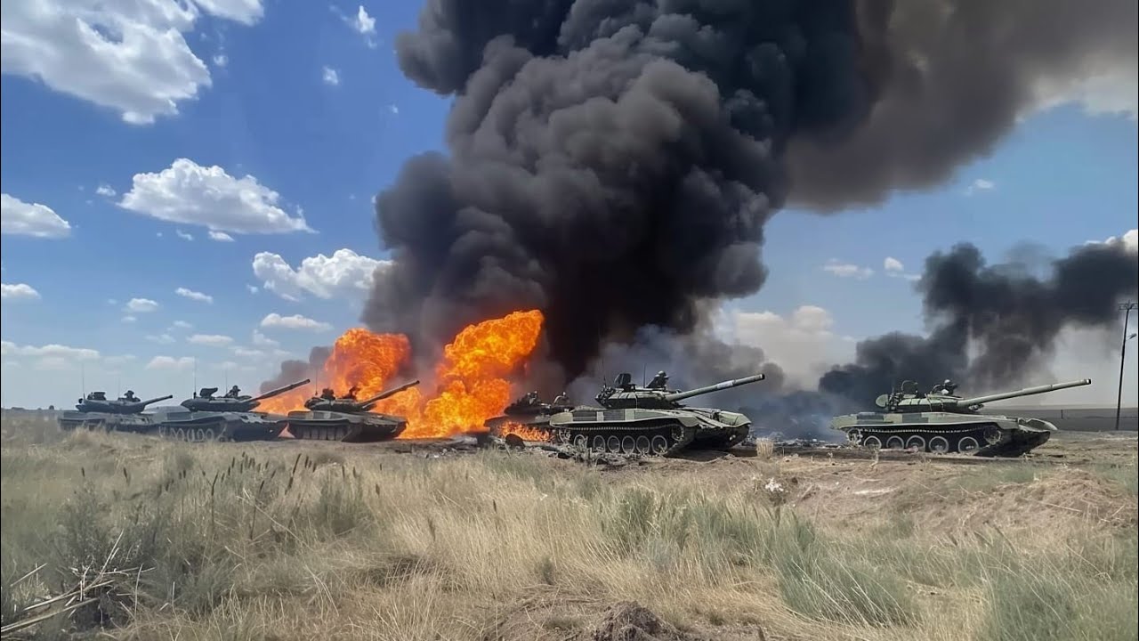 Brutal Attack! Russian Troops Ambush And Destroy A Ukrainian Tenk ...