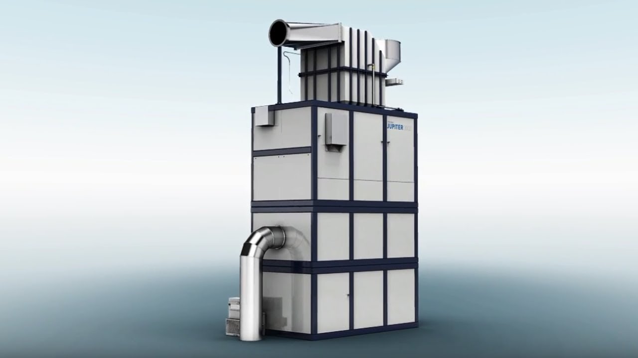 PROBAT JUPITER tangential roaster - YouTube