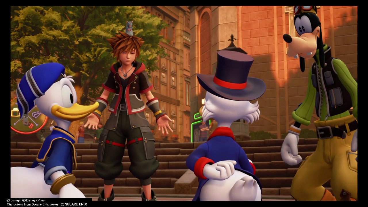 Kingdom Hearts 3 - 5 Star Bistro Cutscene with Sora Donald Goofy ...