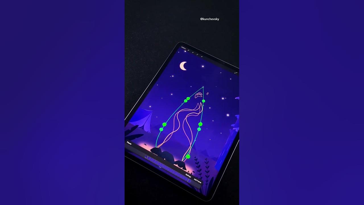 Animating fire in Procreate 🔥 #procreate #procreatetutorial #animation - YouTube