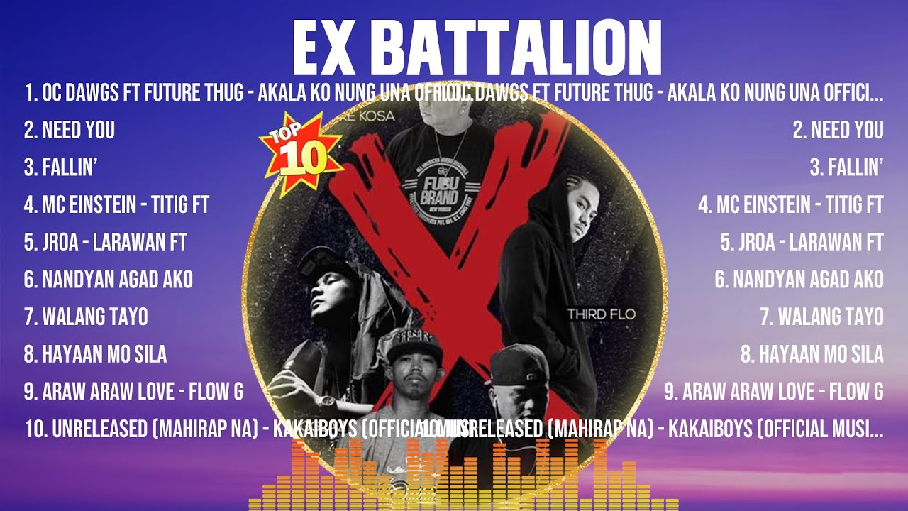 Ex Battalion Best OPM Songs Playlist 2024 Ever ~ Greatest Hits Full ...