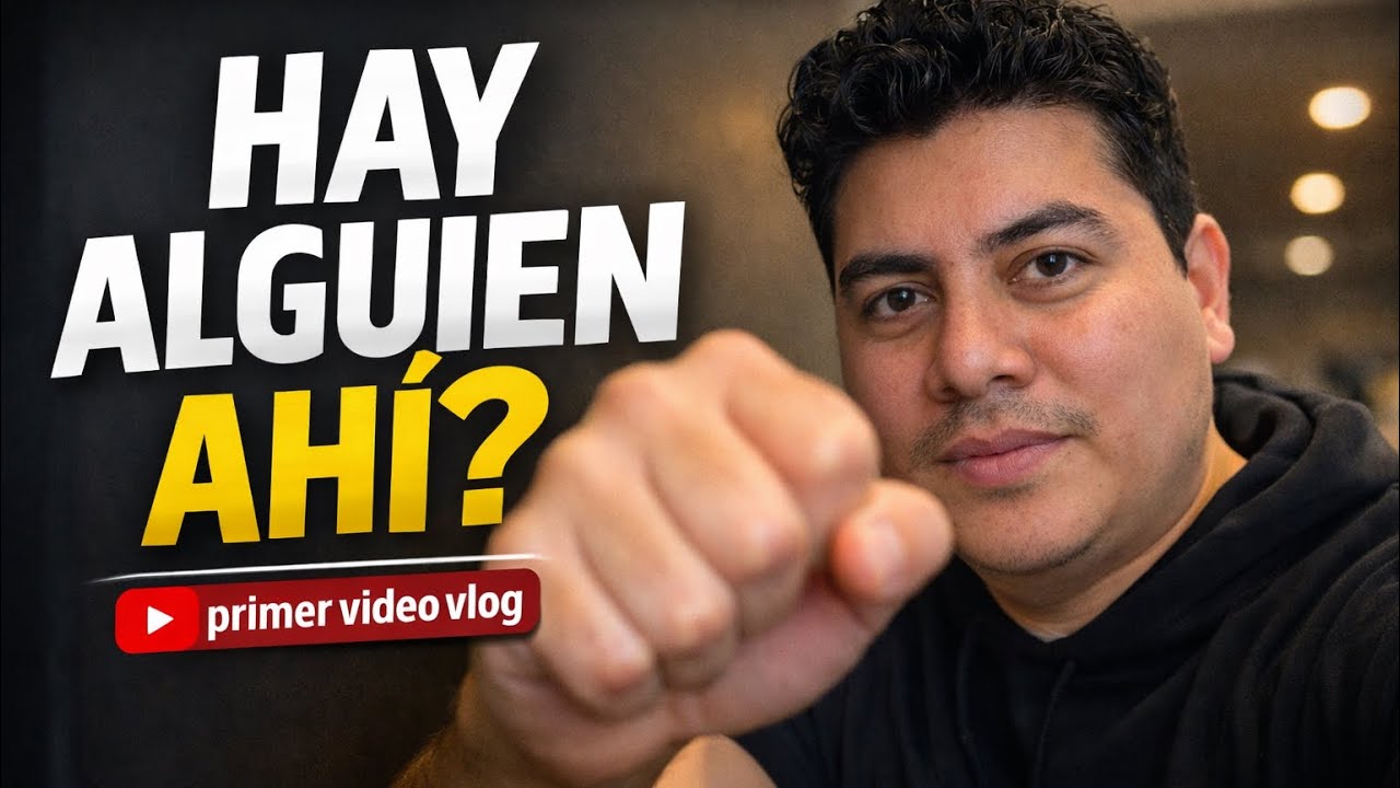 ¿HAY ALGUIEN AHÍ? | Mi primer video vlog - YouTube