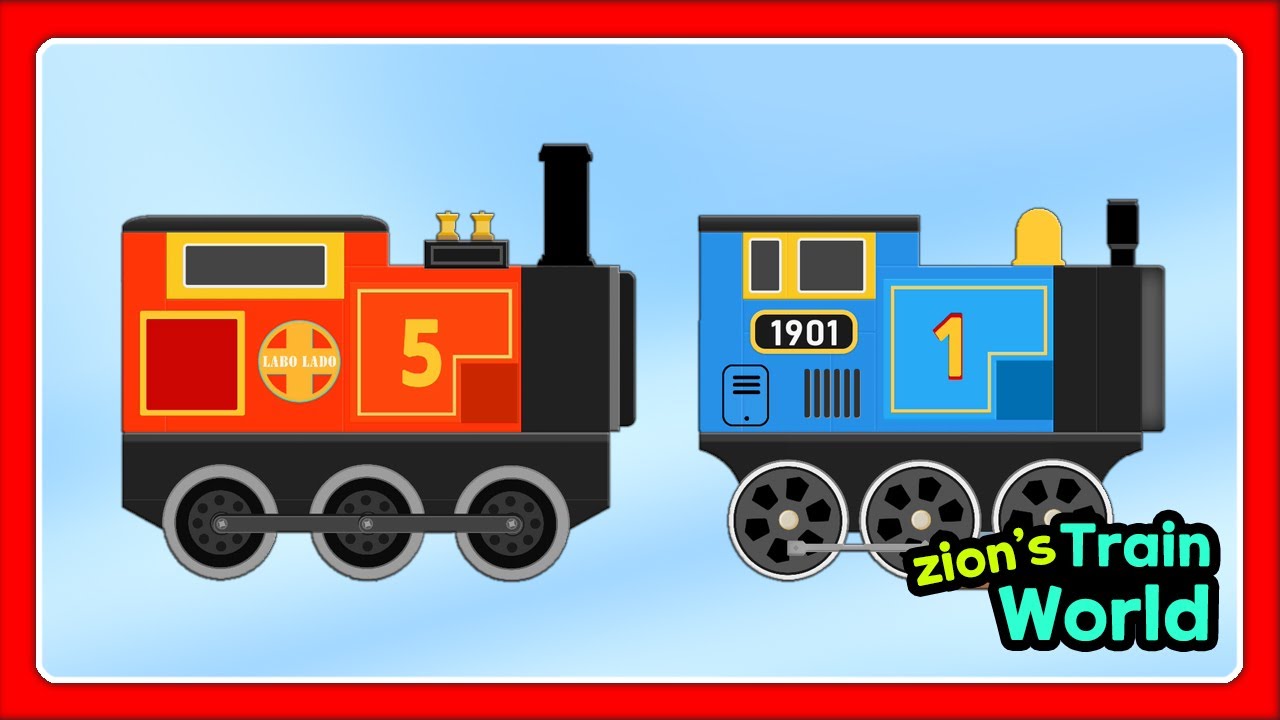 Labo Brick Train #823 Steam Trains - YouTube