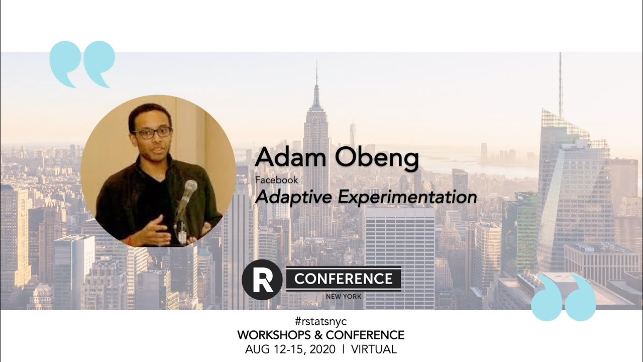 Dr. Adam Obeng - Adaptive Experimentation - YouTube