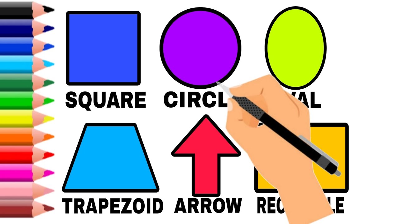 2d shapes model | new shapes drawing | shapes activity for nursery ...