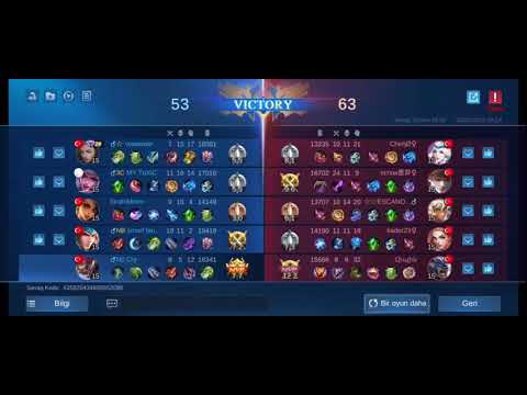 Elit Ligi'nde olan oyuncu Mistik oyuncuları Yendi! No Cry ! ML Mobile Legends Türkiye!
