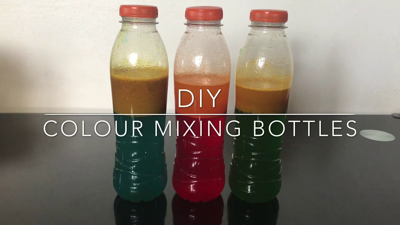 Little Learners - DIY- How to make a colour mixing bottle - YouTube