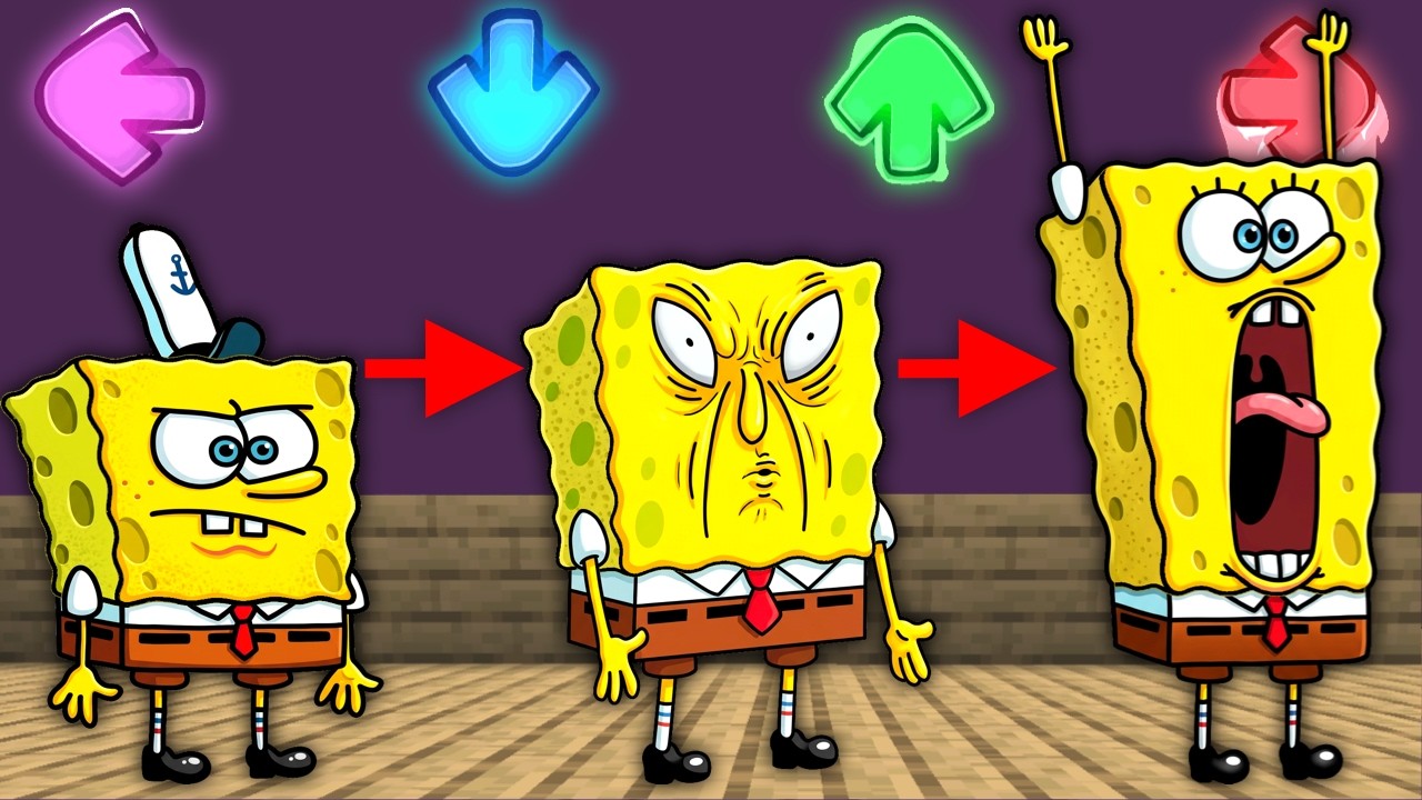 SpongeBob | Bikini Bottom | FNF Character Test | Gameplay VS My ...