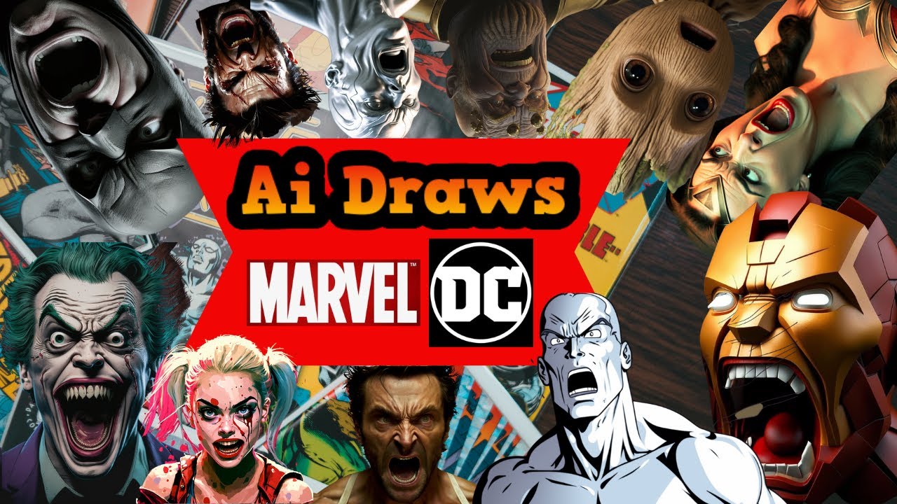 Ai Art - Marvel & DC - I Trained My Ai Bot With DC and Marvel ...