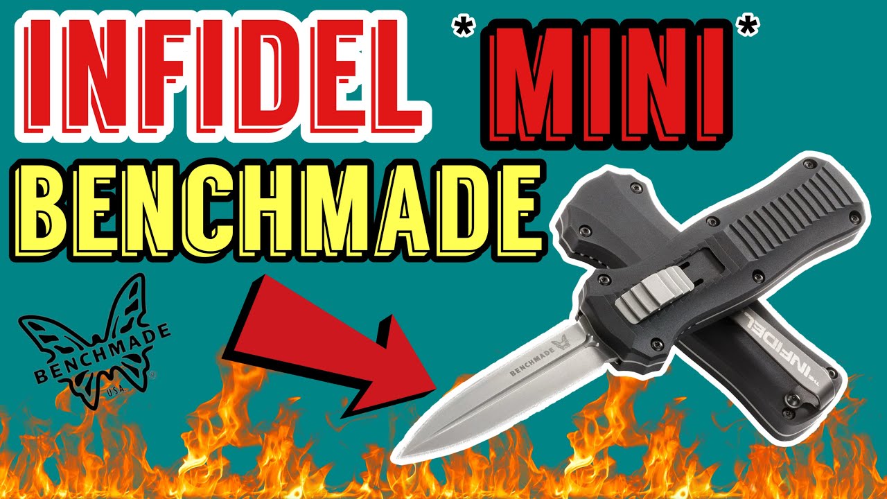 BENCHMADE SELF DEFENSE EDC? | Mini Infidel OTF Automatic D2 3350BK ...