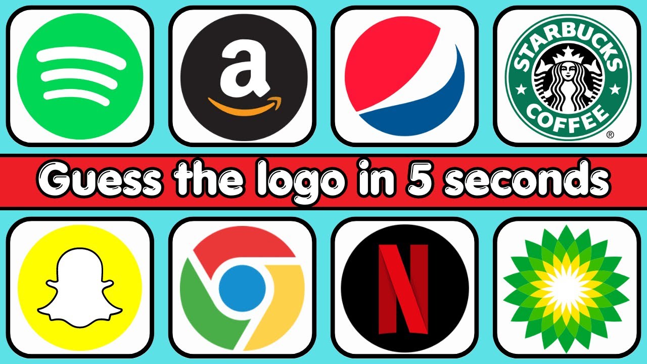 Guess the logo in 5 seconds | 85 famous logos - YouTube