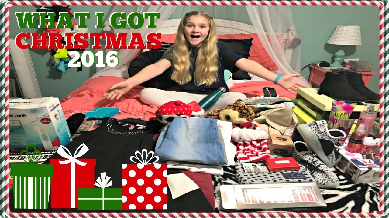 WHAT I GOT FOR CHRISTMAS 2016: MARISSA'S PRESENTS HAUL - YouTube