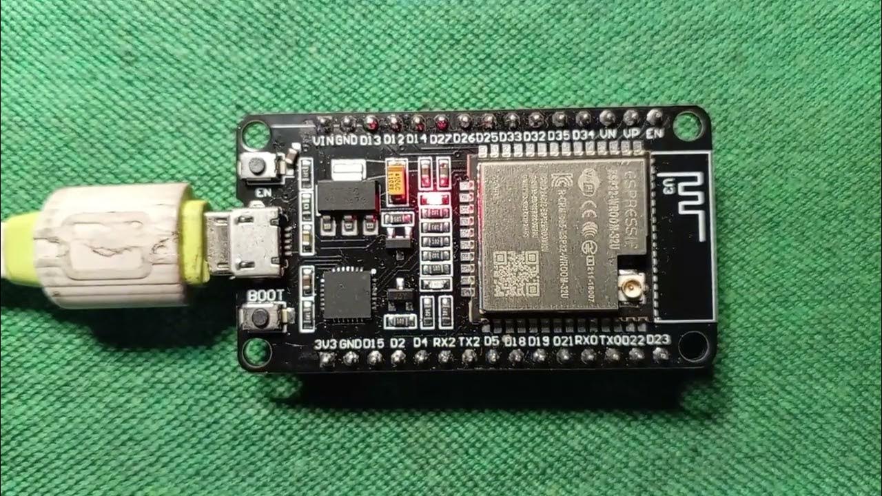 ESP32 Basics LED Blinking - YouTube