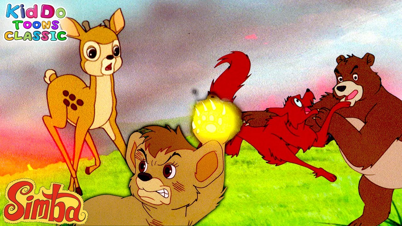 Simba -The Lion King | जंगली कुत्तों का हमला | Kiddo Toons Classic ...