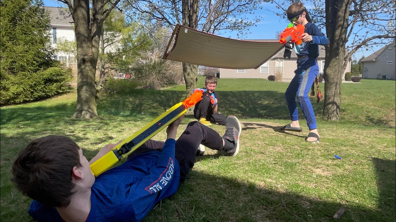 Nerf War Battle Royale 1! - YouTube